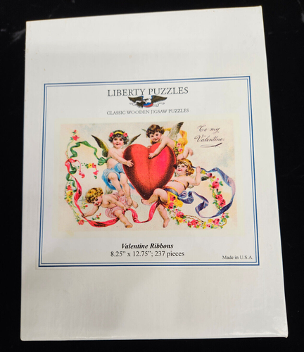 Liberty Wooden Jigsaw Puzzle ~ Valentine Ribbons ~ 237 Pieces | eBay