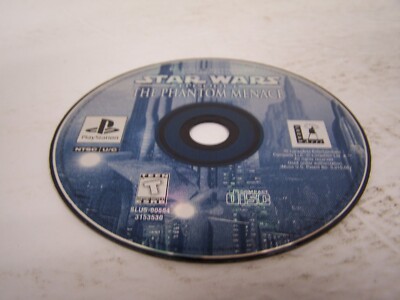 Star Wars Episode I The Phantom Menace (PS1 1999) Disc Only 23272315351 ...