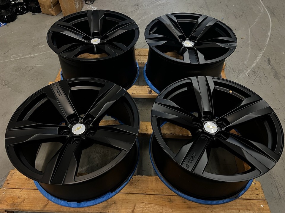 20” GM OEM CAMARO ZL1 ZL-1 FORGED ALCOA WHEELS RIMS STOCK FACTORY 2010 ...