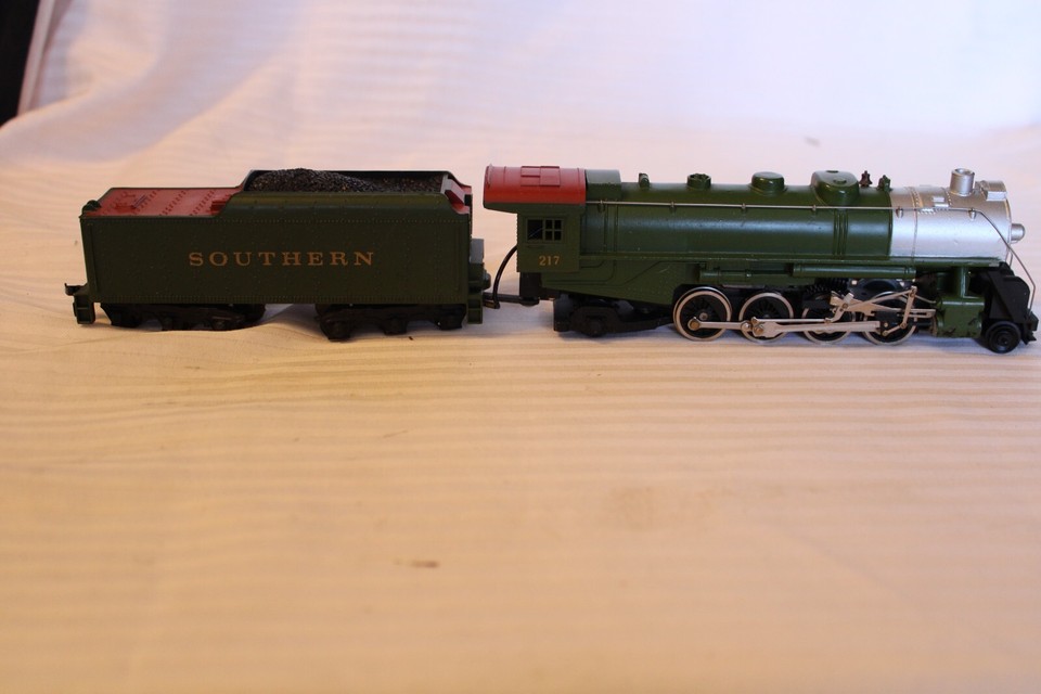 HO Mantua, 2-8-2 Mikado Steam Loco Southern Railway, Green #217 - 312 ...