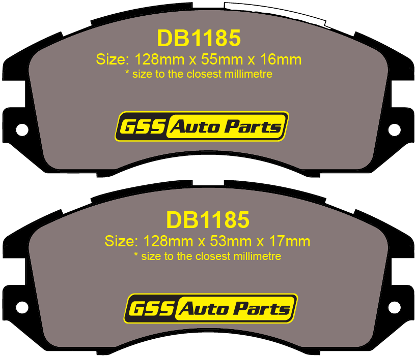Front T/P by Bendix Brake Pads DB1185TP DB1185 suits Impreza 93 - 96, Liberty 8 | eBay