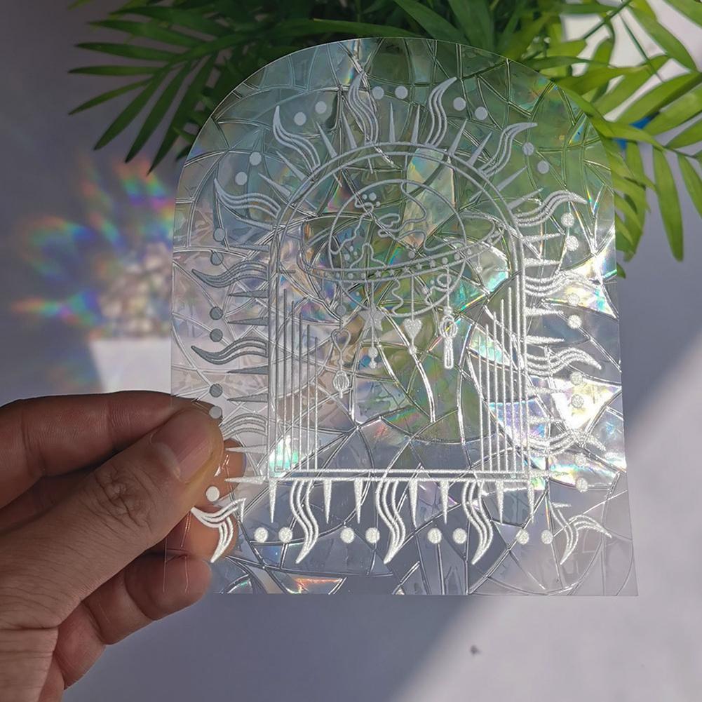 Rainbow Prism Electrostatic Glass Stickers PVC Window Home Decal ...