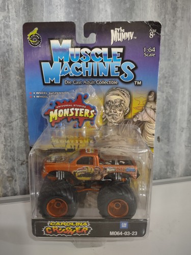Muscle Machines 2003 MONSTERS THE MUMMY CAROLINA CRUSHER 1:64 Monster ...