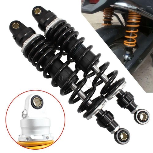 1 Pair Black 330mm 13" Motorcycle Rear Air Shocks Absorbers Suspension ...