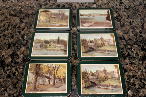 Vintage Jason Coasters New Zealand Interesting Places Cork Backing - 6 ...