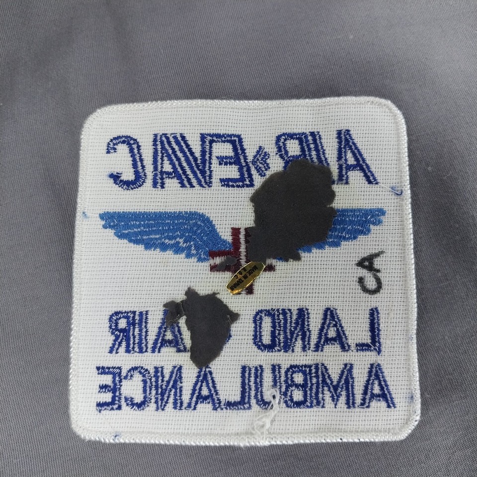 AIR EVAC CA California Land & Air Ambulance 4"x4" Dept. Patch | eBay