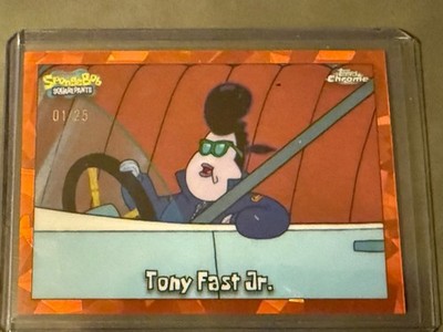 2025 Topps SpongeBob SquarePants Sapphire Tony Fast Jr 1/25 | eBay