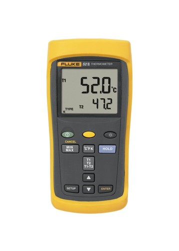 Fluke Fluke 52 2 60HZ 52-2 60HZ Dual Input Digital Thermometer II Very ...
