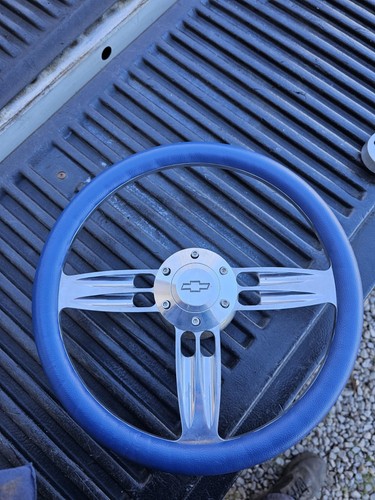 Forever Sharp Chrome Plated Steering Wheel Adapter 9 Hole for Chevrolet ...