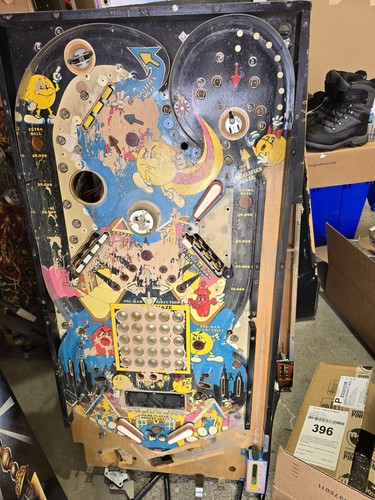 Pac Man Playfield Original Williams Pinball Pf Bally | eBay