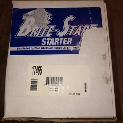 Brite-Start Automotive Starter Motor-Starter BBB Industries 17465 Reman ...