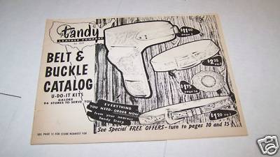 #4045 Vintage TANDY leather catalog #332 | eBay