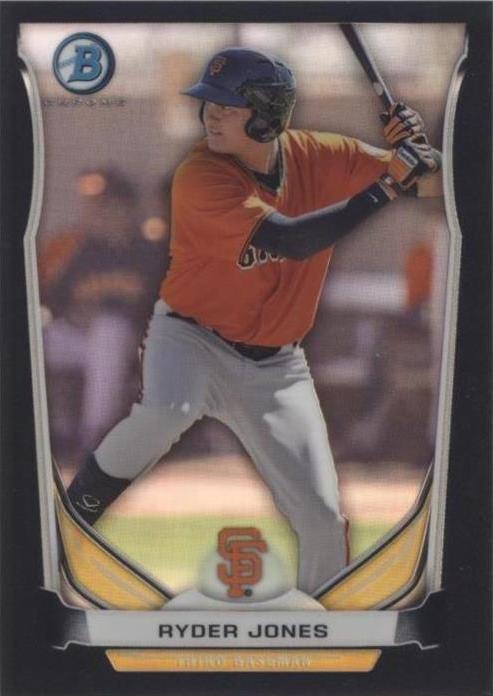 2014 Bowman - Prospects Chrome Ryder Jones #BCP53 Black Refractor /99 ...