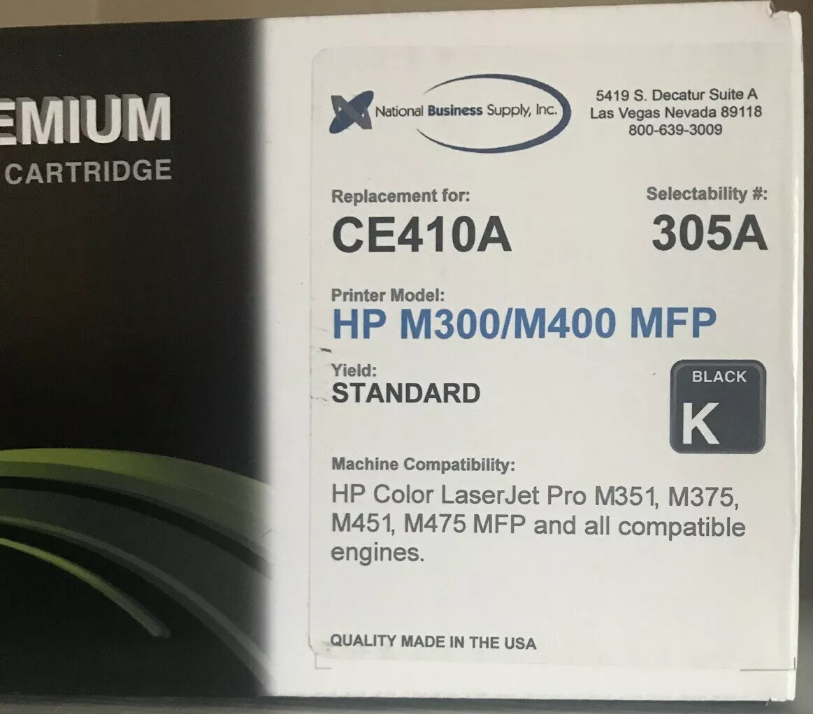 Black HP toner HP M300/M400 MFP• New/old Stock• | eBay