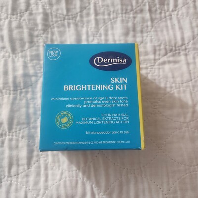 Dermisa Brightening Bar 3 oz. And Cream Kit 1.5 oz, New | eBay