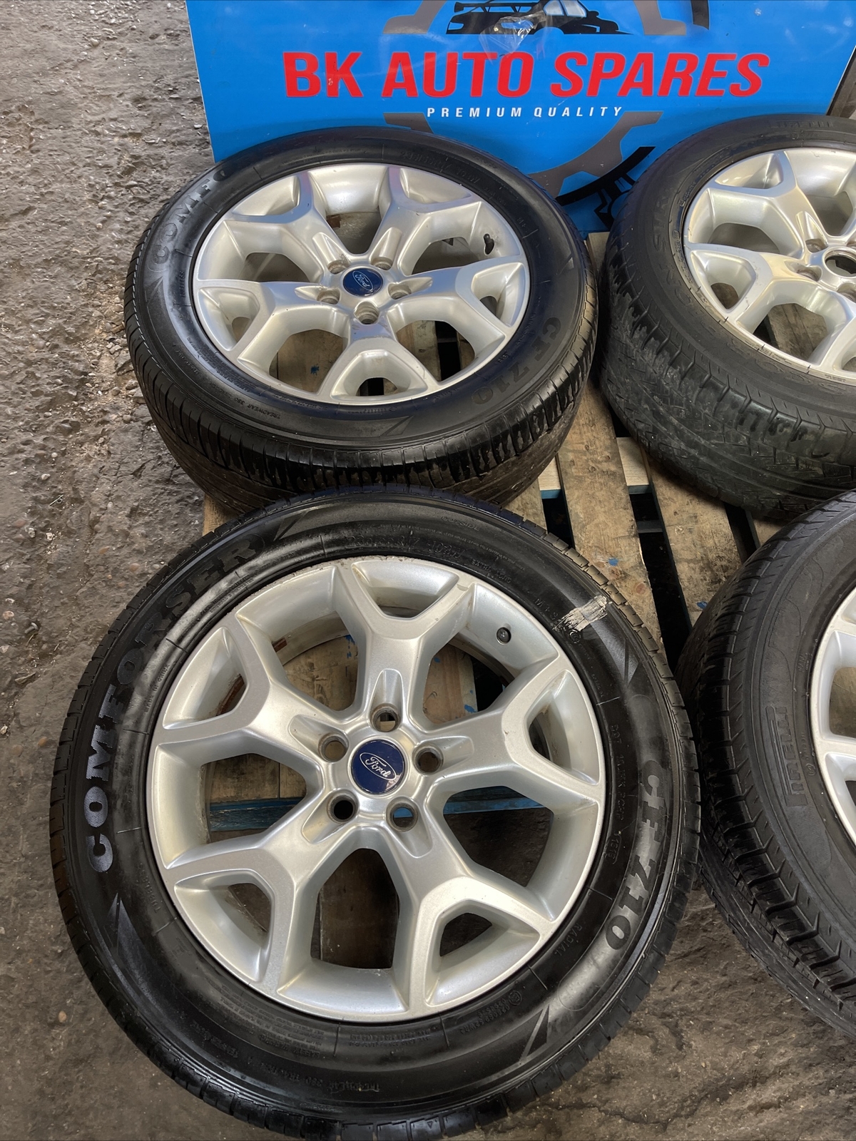 FORD KUGA MK1 ALLOY WHEELS WITH TYRES PDC 5x10 235/55/17 | eBay UK