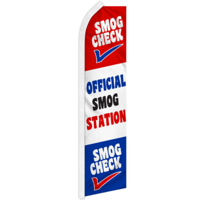 Official Smog Station Smog Check Swooper Flutter Advertising Feather ...
