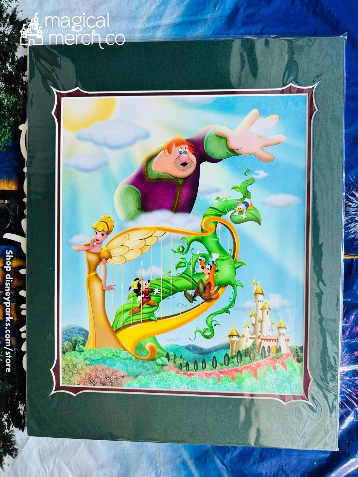 Disney Parks Mickey Mouse & The Beanstalk Jason Ratner Matte Print ...