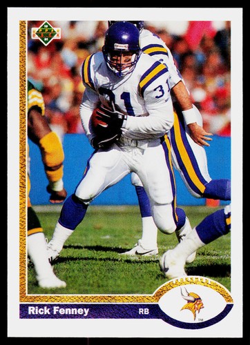 Rick Fenney, 1991 Upper Deck, #425, Minnesota Vikings, | eBay