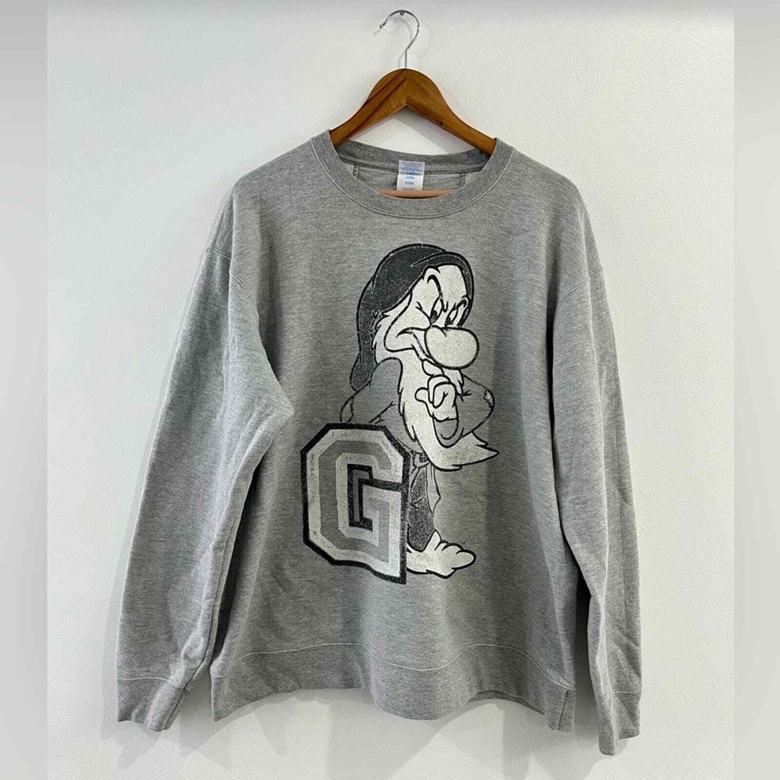 Disney Snow White And Seven Dwarfs Grumpy Sweatshirt … - Gem