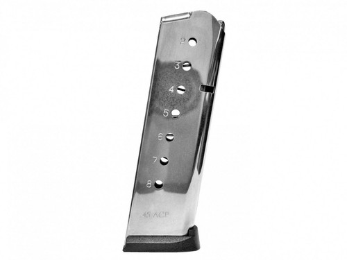 Rock Island Armory ACT-MAG Full-Size 1911 .45 ACP 8-Round Nickel Plated ...