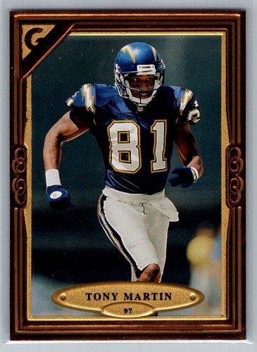 1997 TOPPS GALLERY CARD # 97 Tony Martin - San Diego Chargers | eBay
