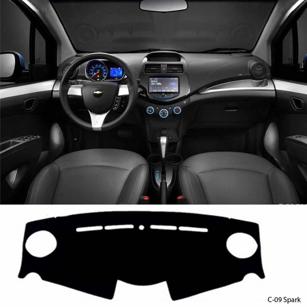 Car Dash Cover Mat Sun Cover Carpet for Chevrolet Spark 2011+ Matiz ...