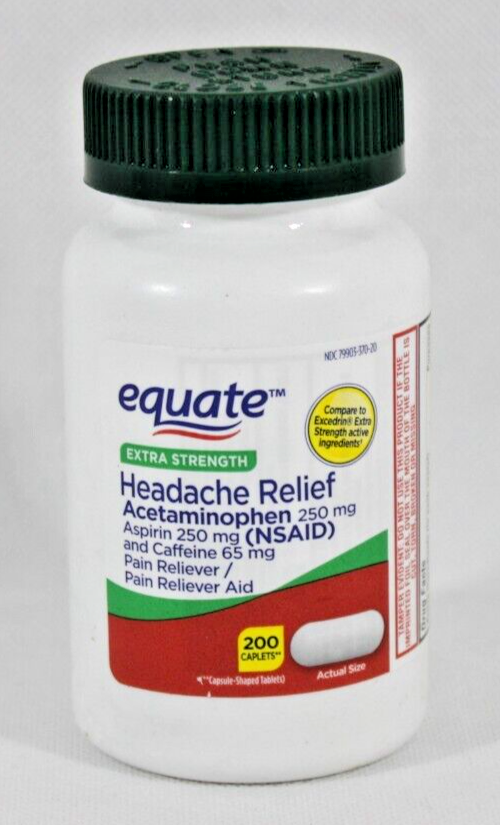 Equate Regular Strength Acetaminophen Pain Relieverfever Equate