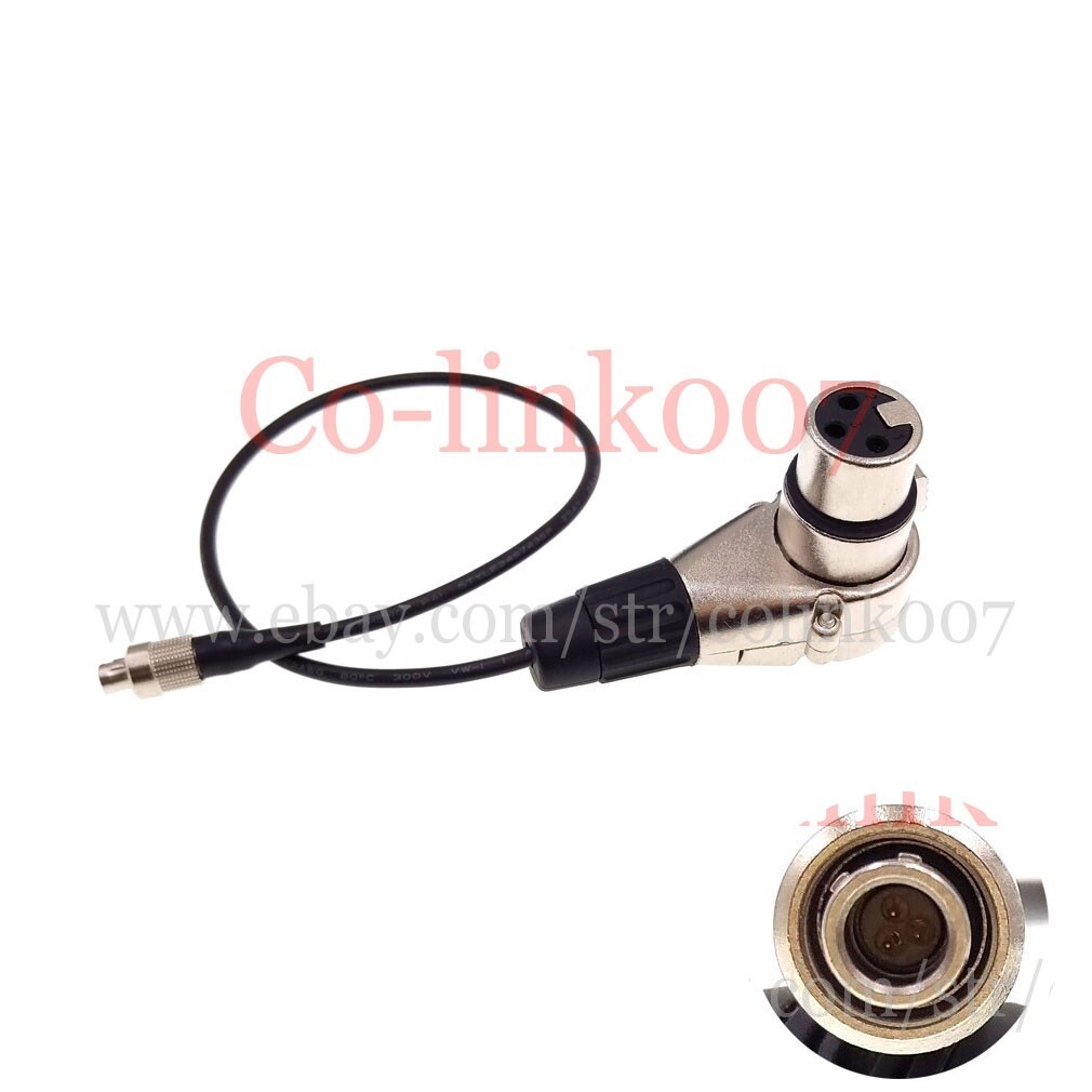 3 Pin FVB.00.303.NLAE24 to XLR 3pin Cable for Sennheiser SK2000 ...