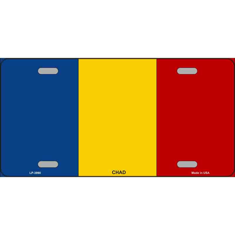 Chad Flag Metal Novelty License Plate Tag LP-3990 | eBay