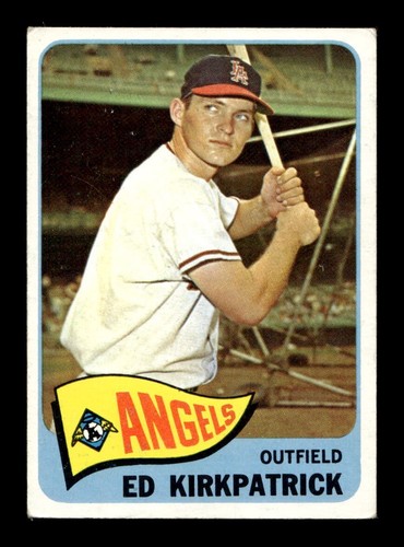 1965 Topps #393 Ed Kirkpatrick Angels VG-EX+ *9y | eBay