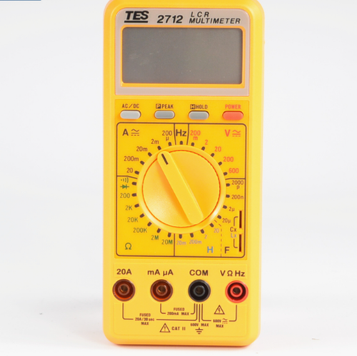 NEW TES-2712 3 1/2 LCD Data-hold and peak-hold Digital LCR Multimeter ...