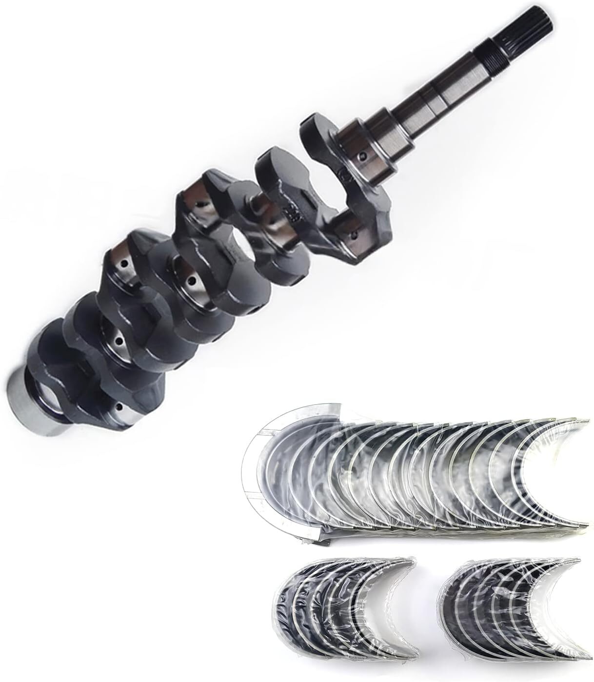 New V2003-M Crankshaft W/Bearing Set 1G790-23012 For Kubota KX121 KX161 ...