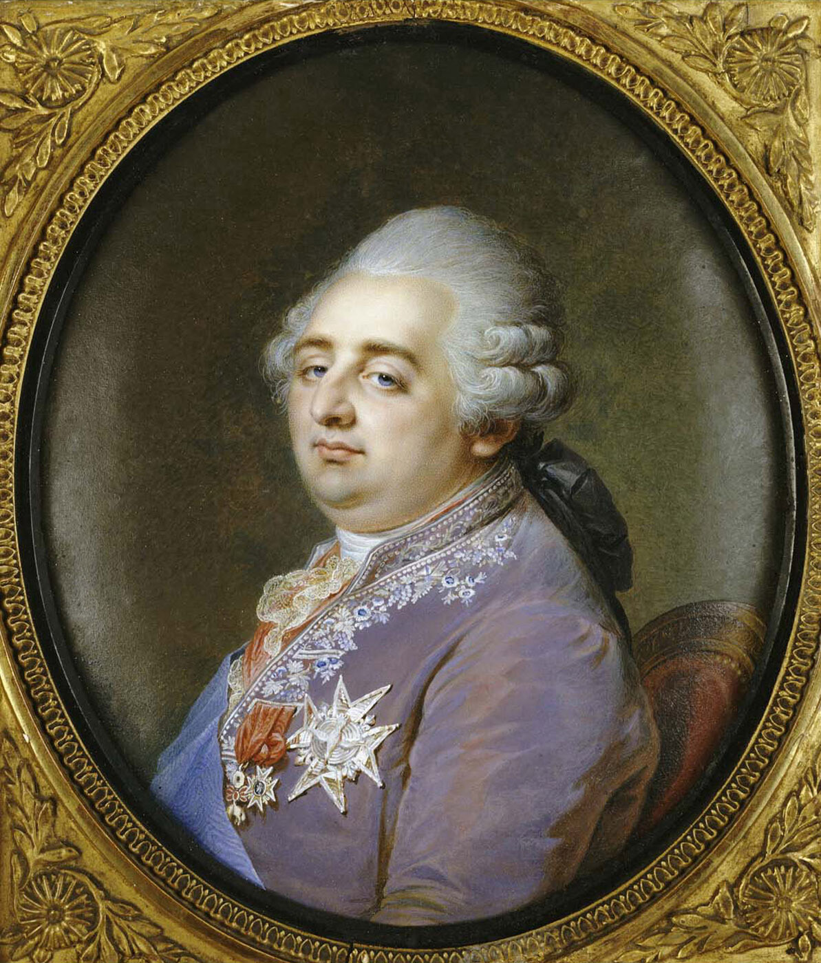 Jean Guerin "Bust Portrait Of Louis XVI" french historical old master ...