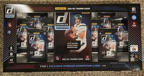 2024 Donruss NFL Football COSTCO Bundle Box w/ Jumbo Downtown SEALED ...