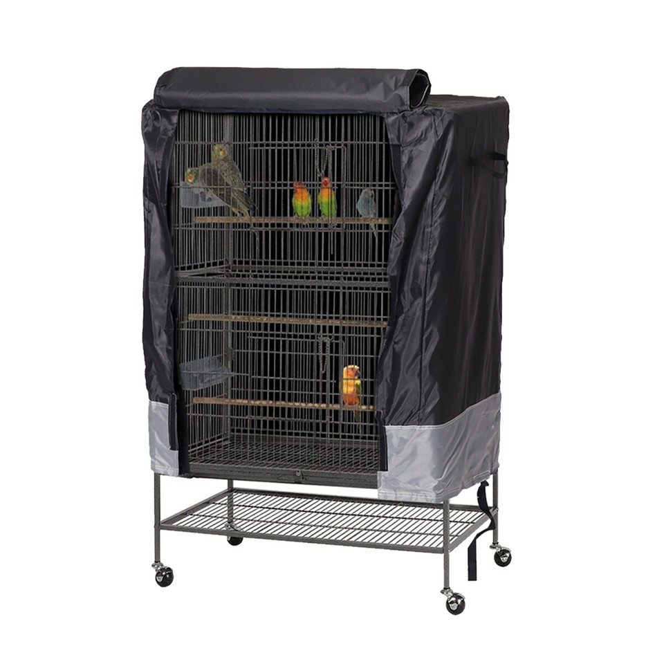 Pet Bird Cage Cover Parrot Cages Budgie Perch Cloth Cover Cozy Bed ...