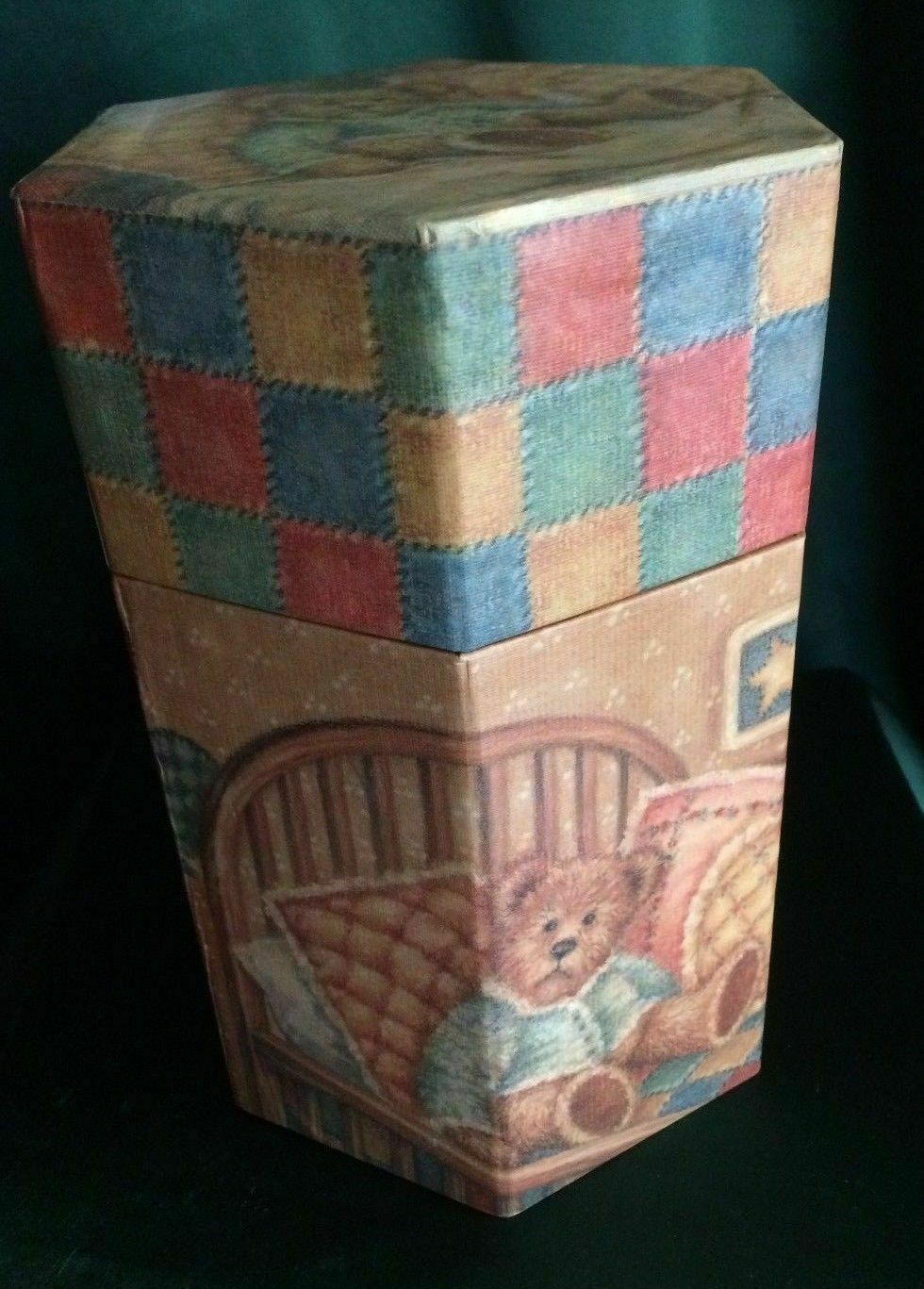 LANG DECORATIVE JAR CANDLE BOX - BOB'S BOXES - HEXAGONAL W/LID - YOU ...