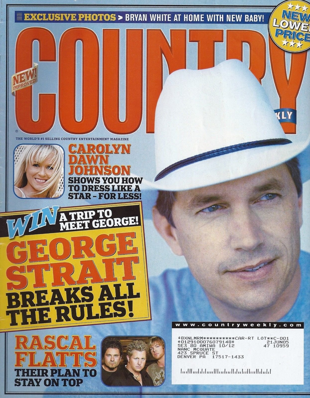 Country Weekly October 12 2004 George Strait Carolyn Dawn Johnson ...