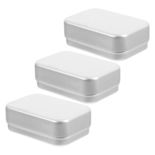 3pcs Aluminium Soap Dish with Lid Portable Double Layer Soap Box for ...