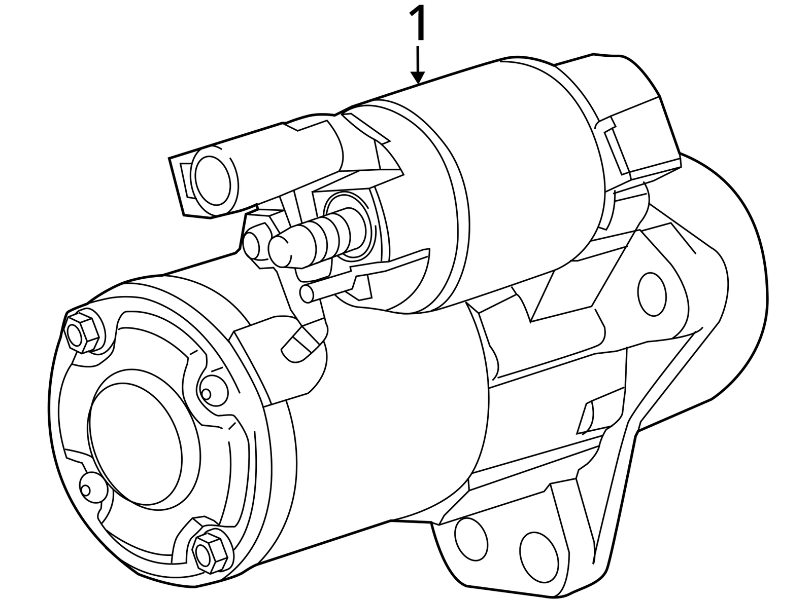 2011 Chevrolet Traverse Starter Motor OEM 151K Miles - LKQ422591443 | eBay