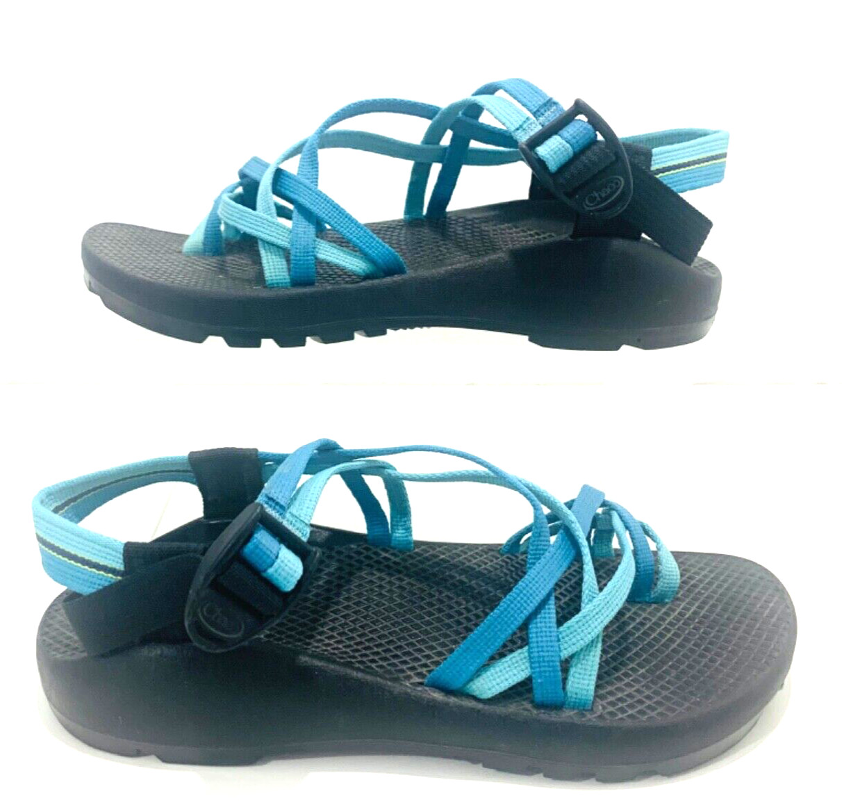 Chaco Z Cloud X2 Double Strap Toe Loop Blue Sandals H… - Gem