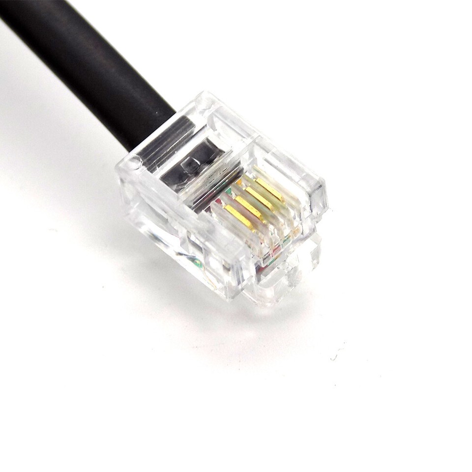 RJ11 to RJ11 Cable ADSL BT SKY Broadband Modem Internet DSL Land Line ...