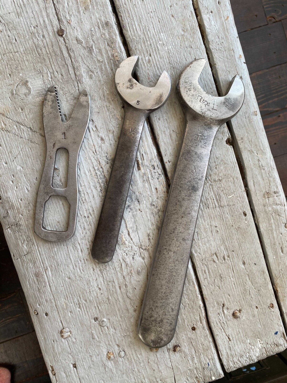 Vintage Williams Wrench Set of 3- Single Open-end #5 and 7 with ...