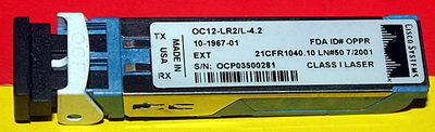GENUINE Cisco SFP-OC12-LR2 L-4.2 Long Reach SFPS Transceiver 10-1967-01 ...