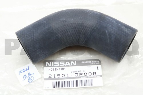 21501JP00B Genuine Nissan HOSE-RADIATOR,UPPER 21501-JP00B | eBay