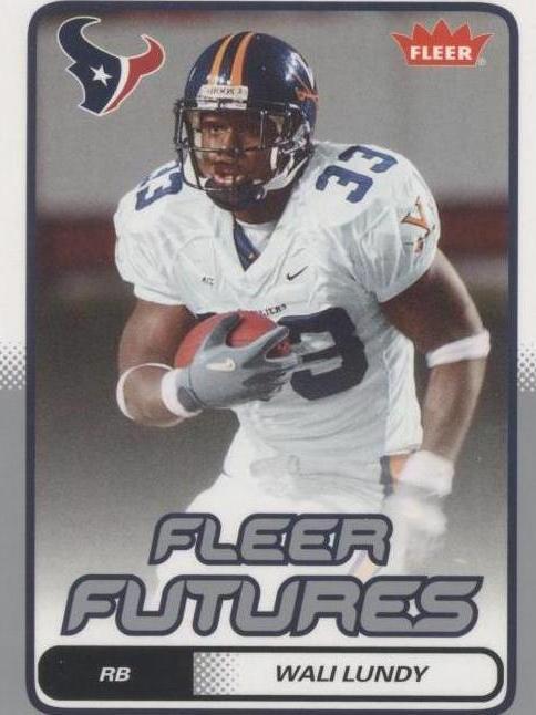 2006 Fleer - Fleer Futures Wali Lundy #198 Silver (RC) for sale online ...