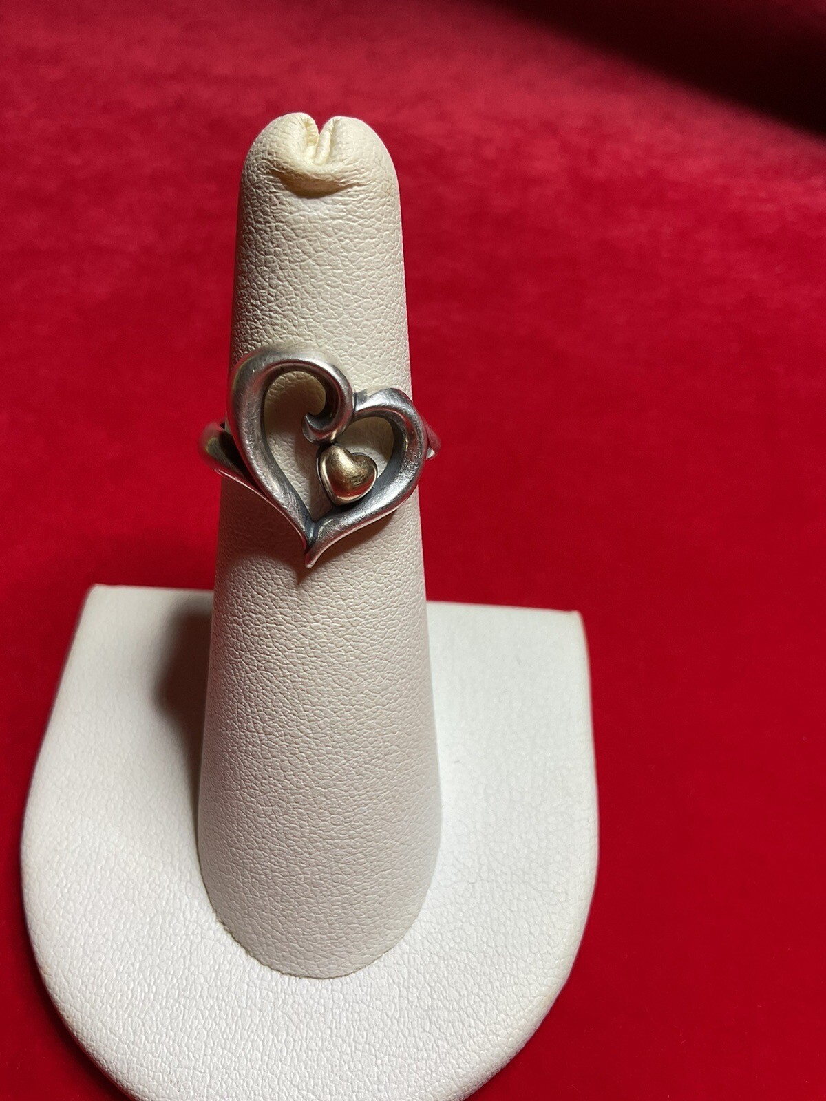 James Avery Sterling Silver 14k Gold Joy of My Heart … - Gem