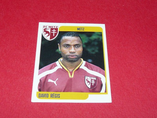205 DAVID REGIS USA FC METZ ST-SYMPHORIEN PANINI FOOT 2002 FOOTBALL ...