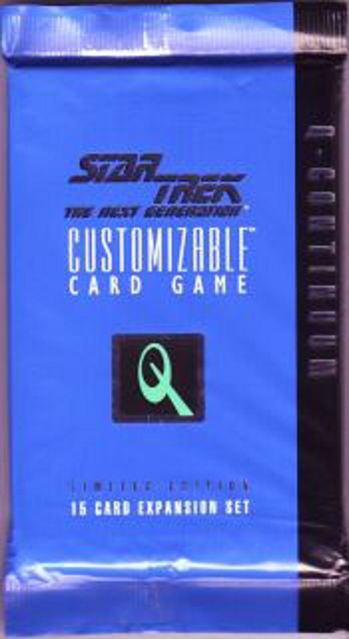Q-Continuum Star Trek CCG booster pack Limited edition | eBay