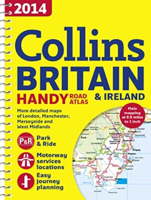 2014 Collins Handy Road Atlas Britain, Collins Maps | eBay Australia